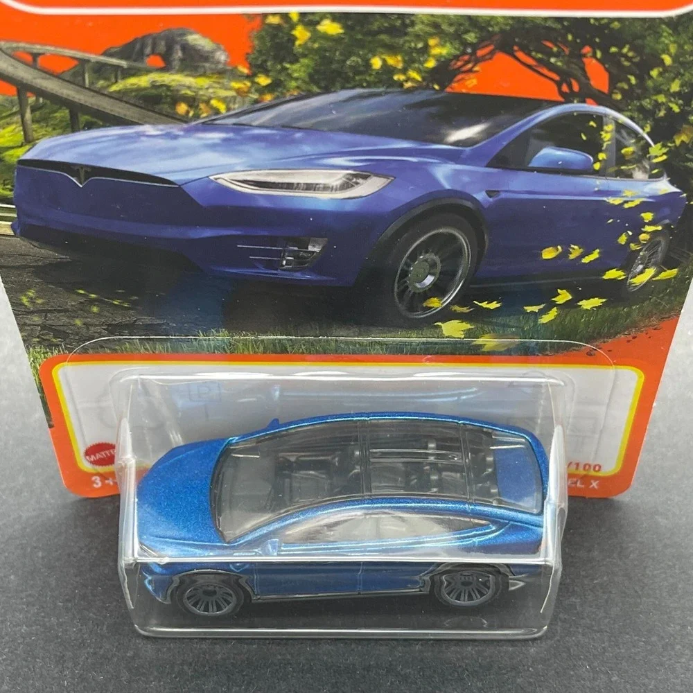 MATCHBOX | Toys | Matchbox Tesla Model X Metallic Blue Car Diecast 64 ...